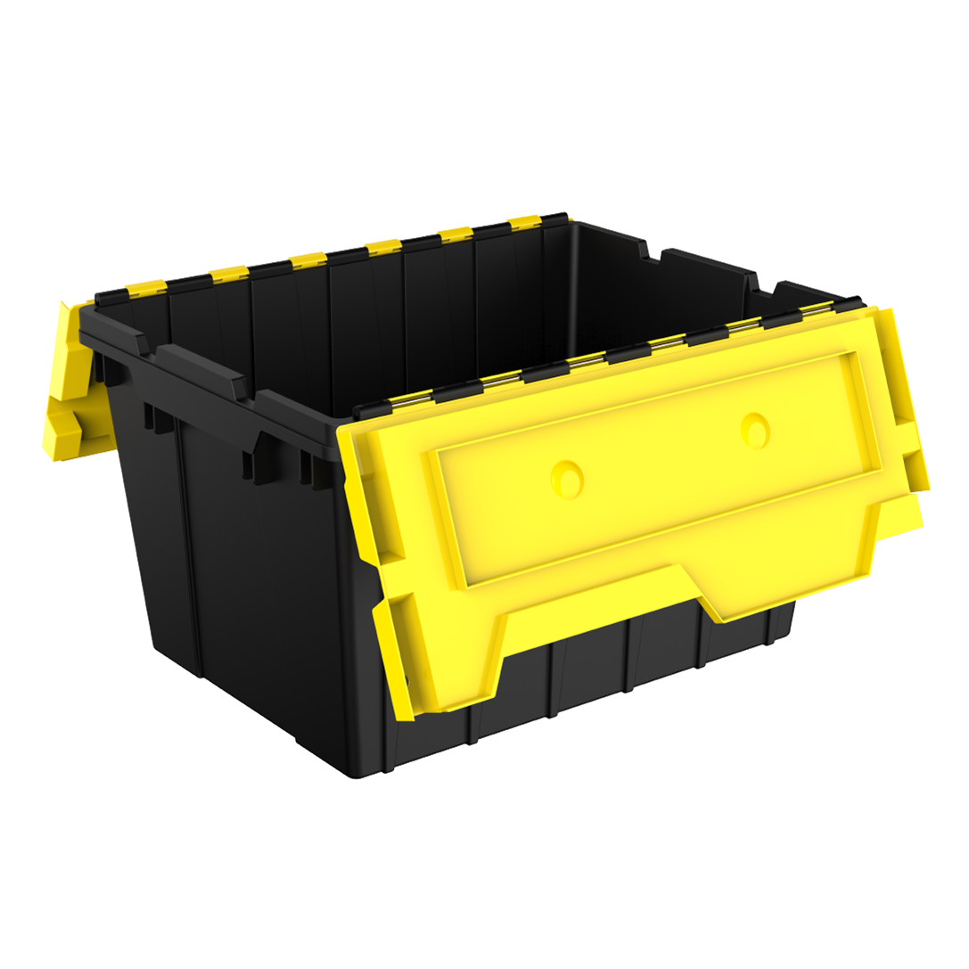 Plastic Utility Storage Box 55L with Lid – Cosmoplast KSA